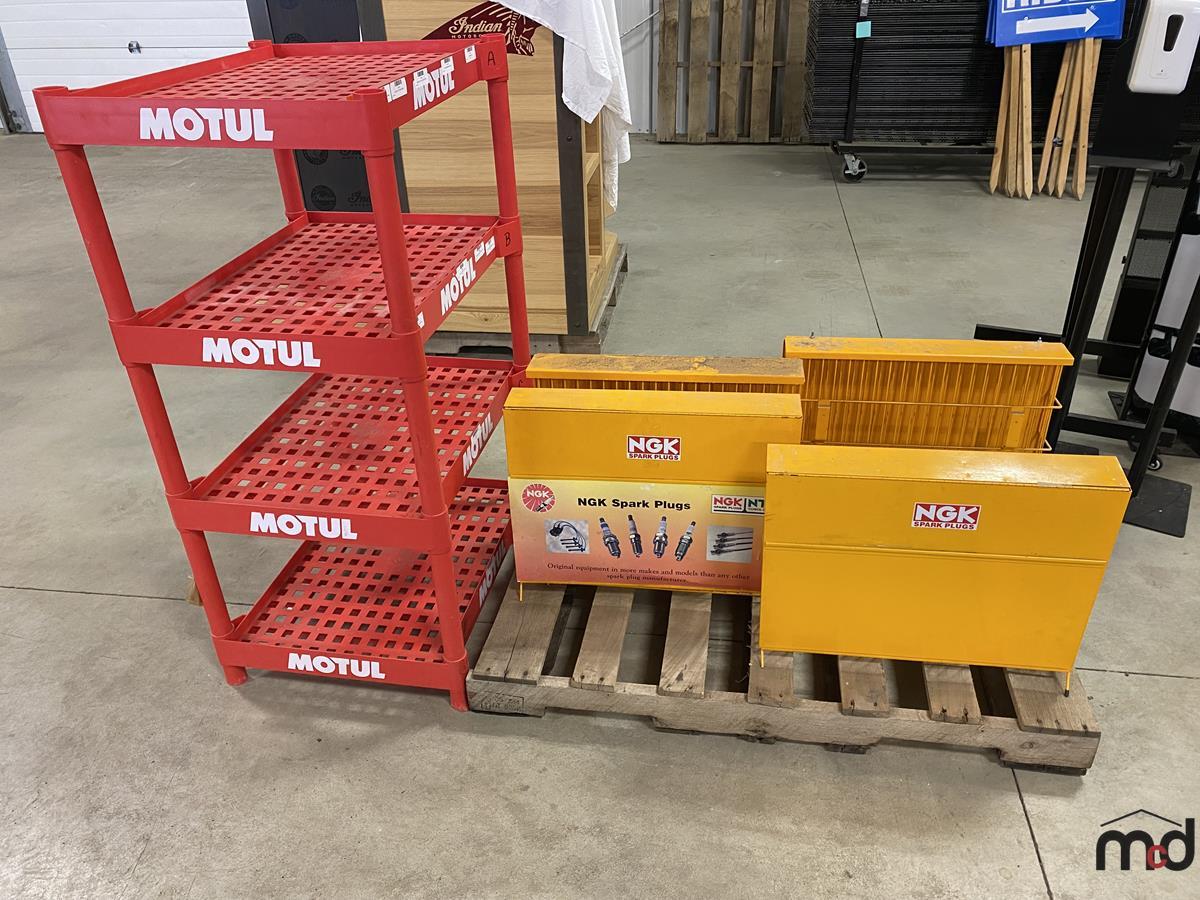 Plastic Shelf & Spark Plug Racks