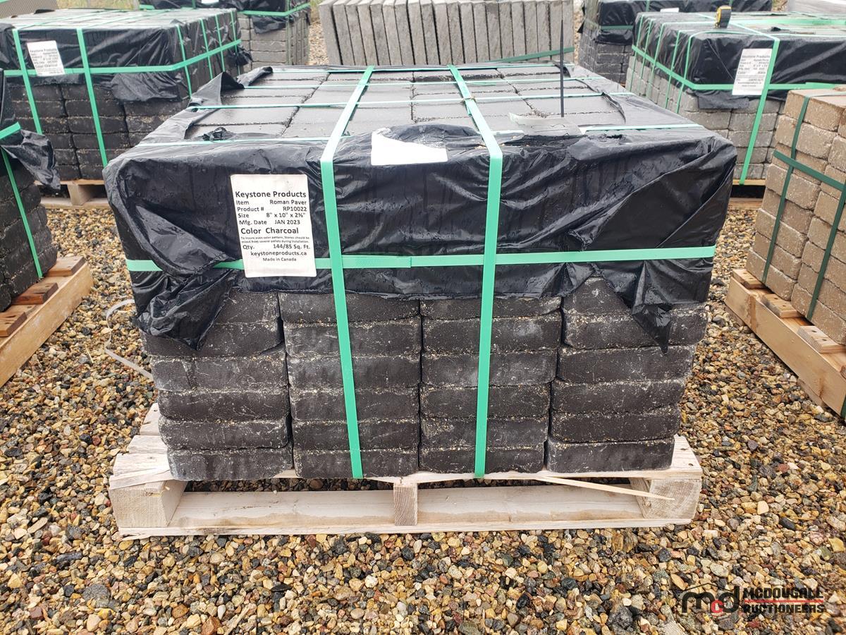 Keystone Products Roman Paver (8" x 10" x 2 3/8") Charcoal Colored ...