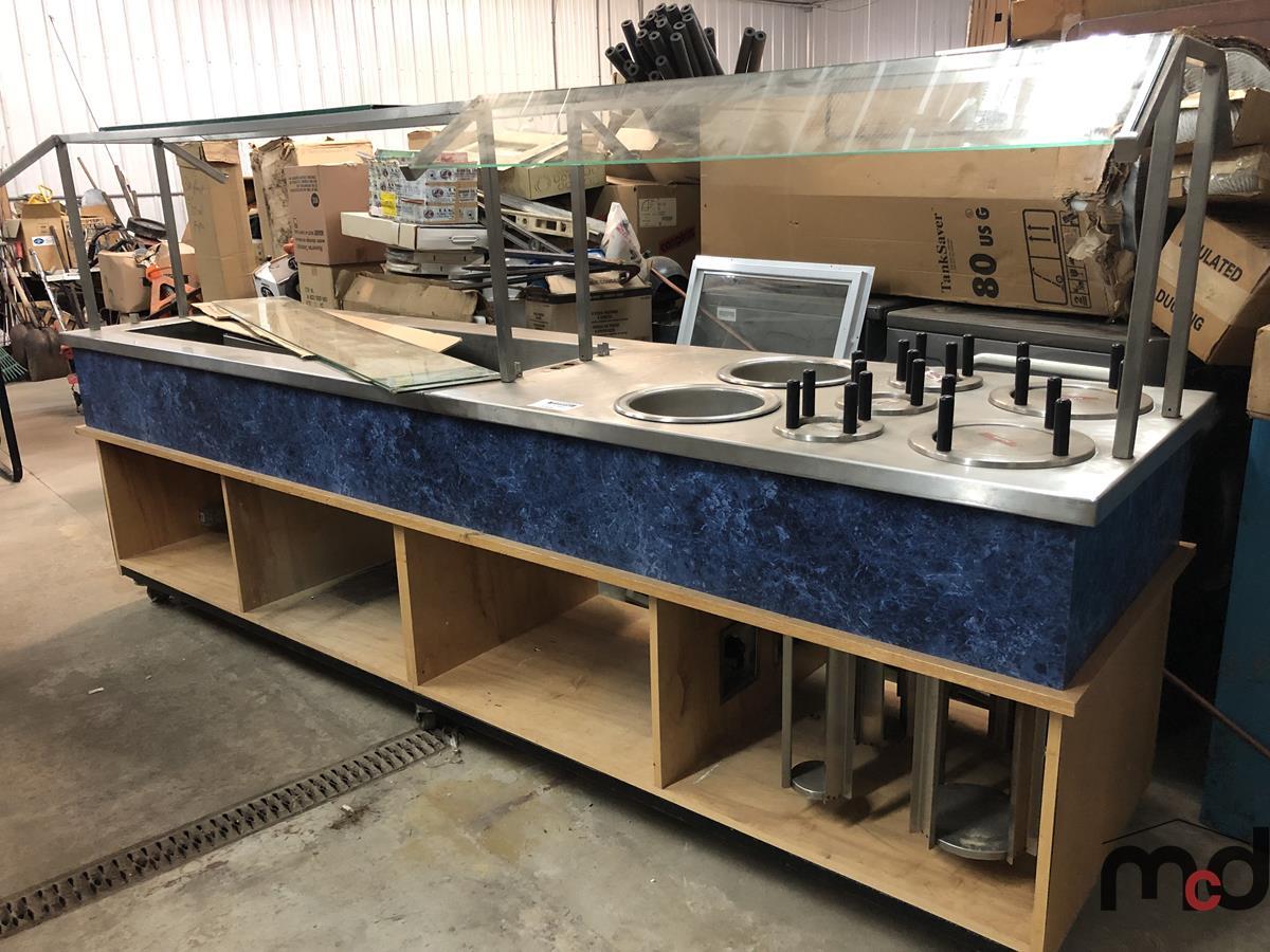Stainless Steel Buffet Table