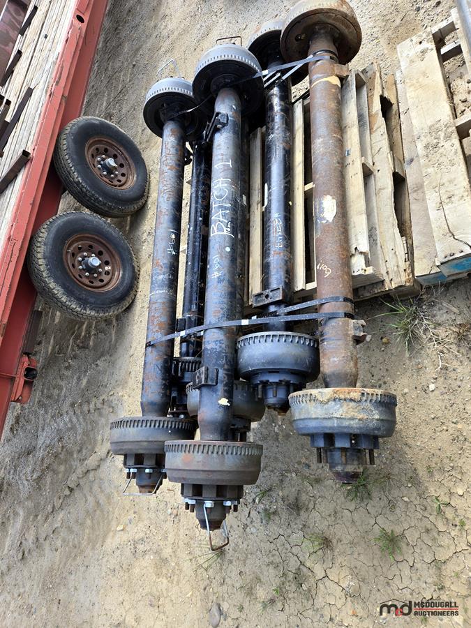 Pallet of Trailer Axles