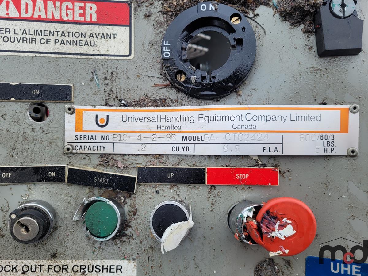 Hydraulic Cardboard Compactor