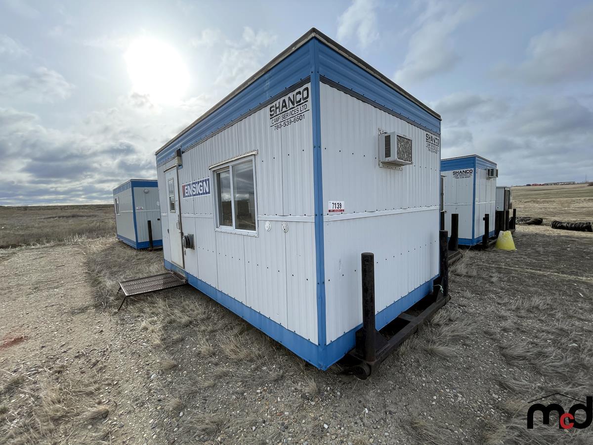 2002 Shanco 10'x18' Skid Mounted Office Shack