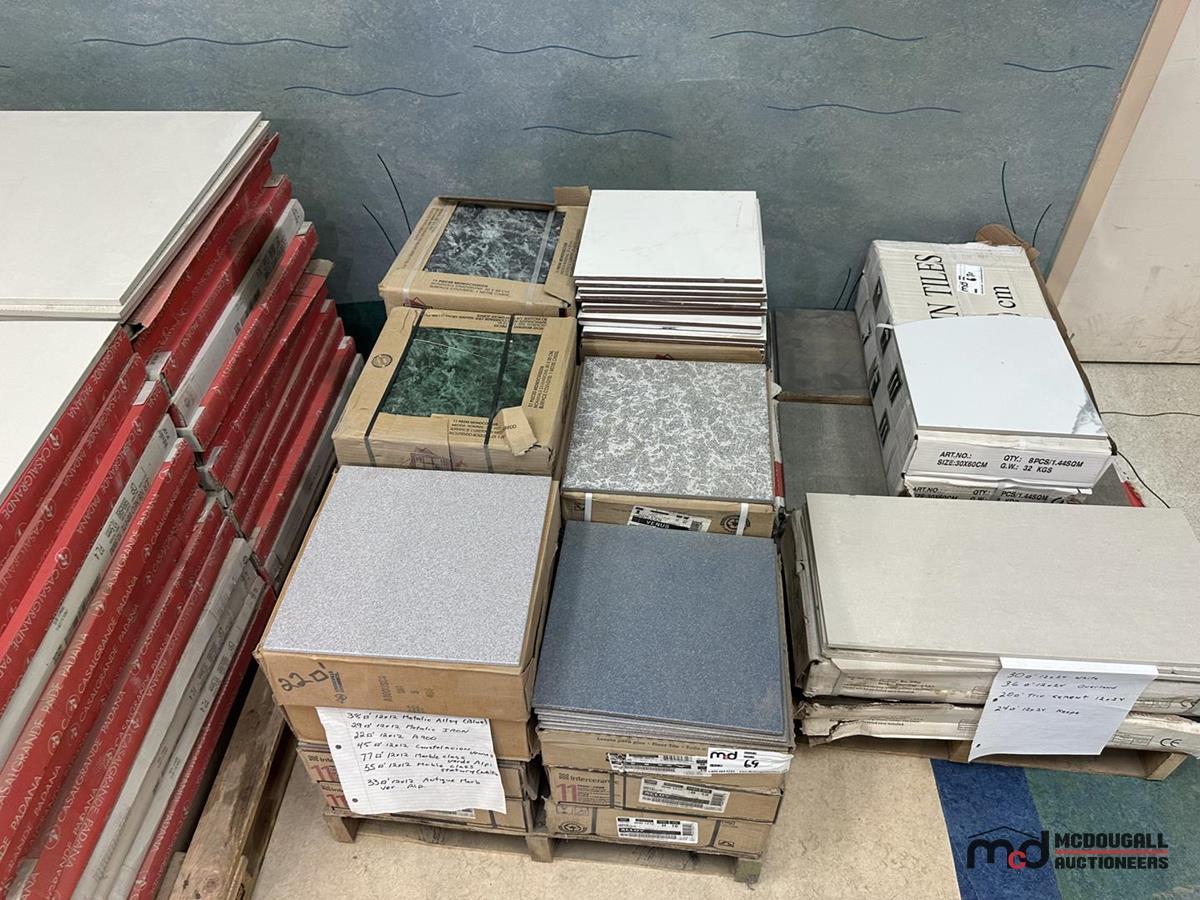 Pallet of Assorted Tiles