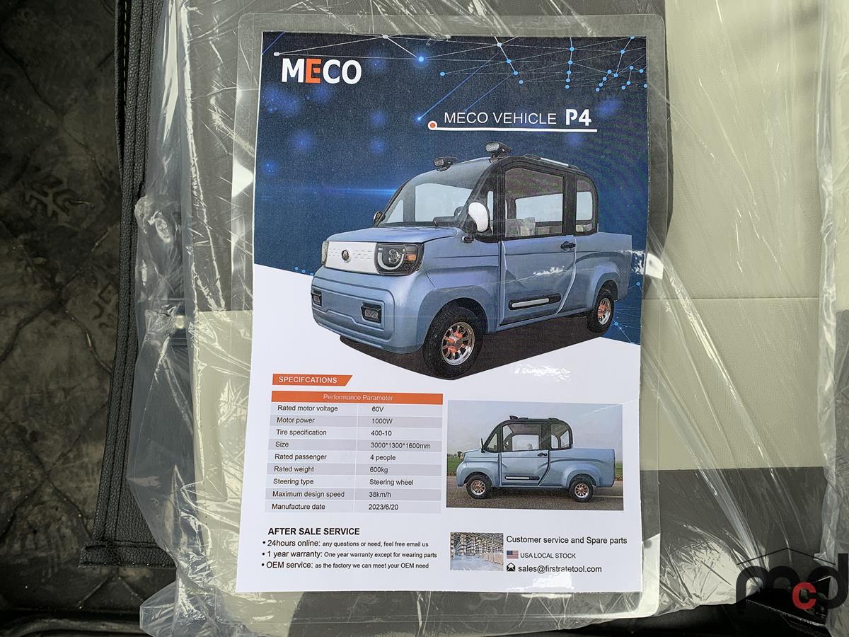 MECO P4 60V Electric Mini Truck