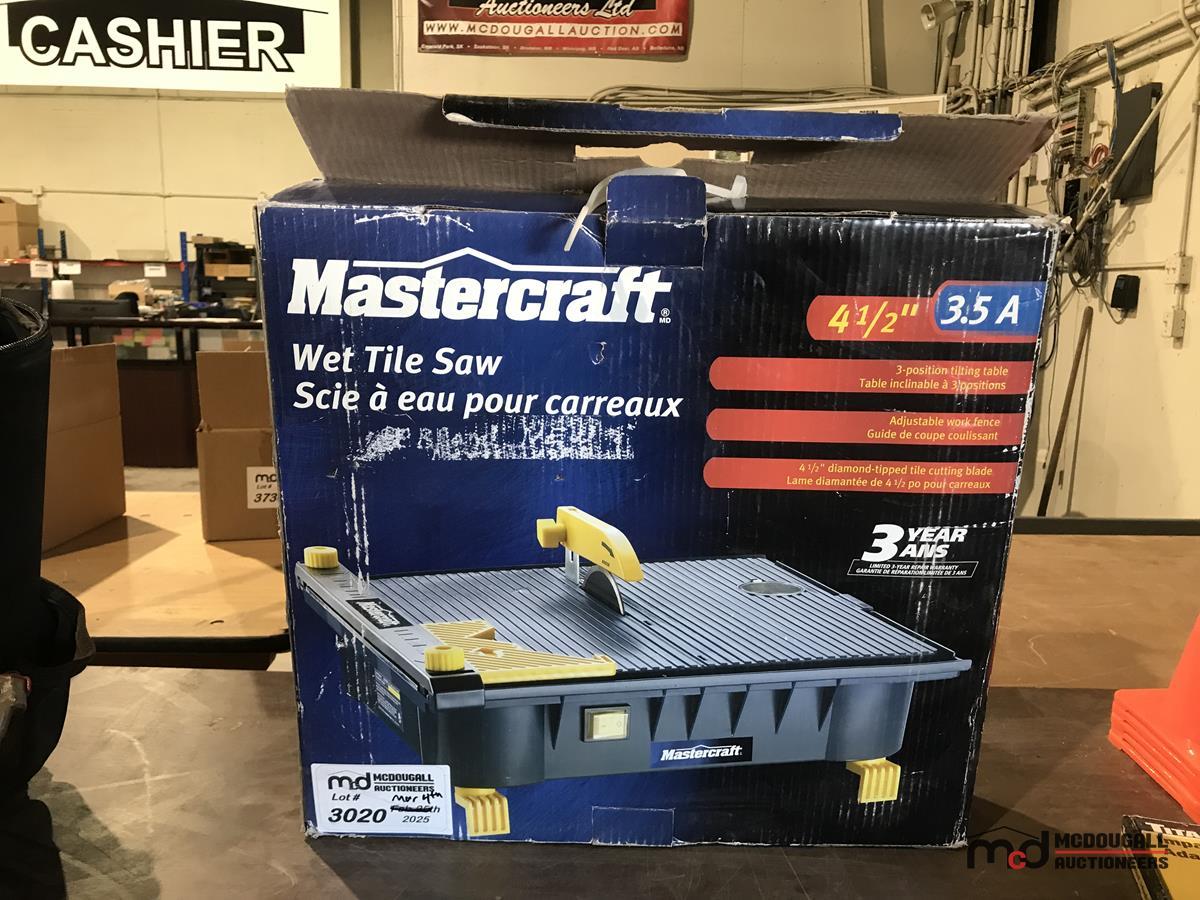 Mastercraft Wet Tile Saw