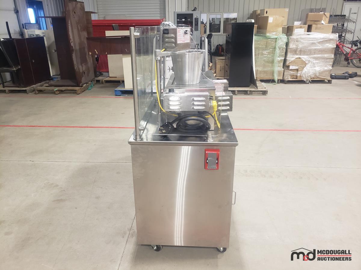 Lil Orbits 5S2400 Mini Donut Machine w/ Ventless Cart and Fire Suppression