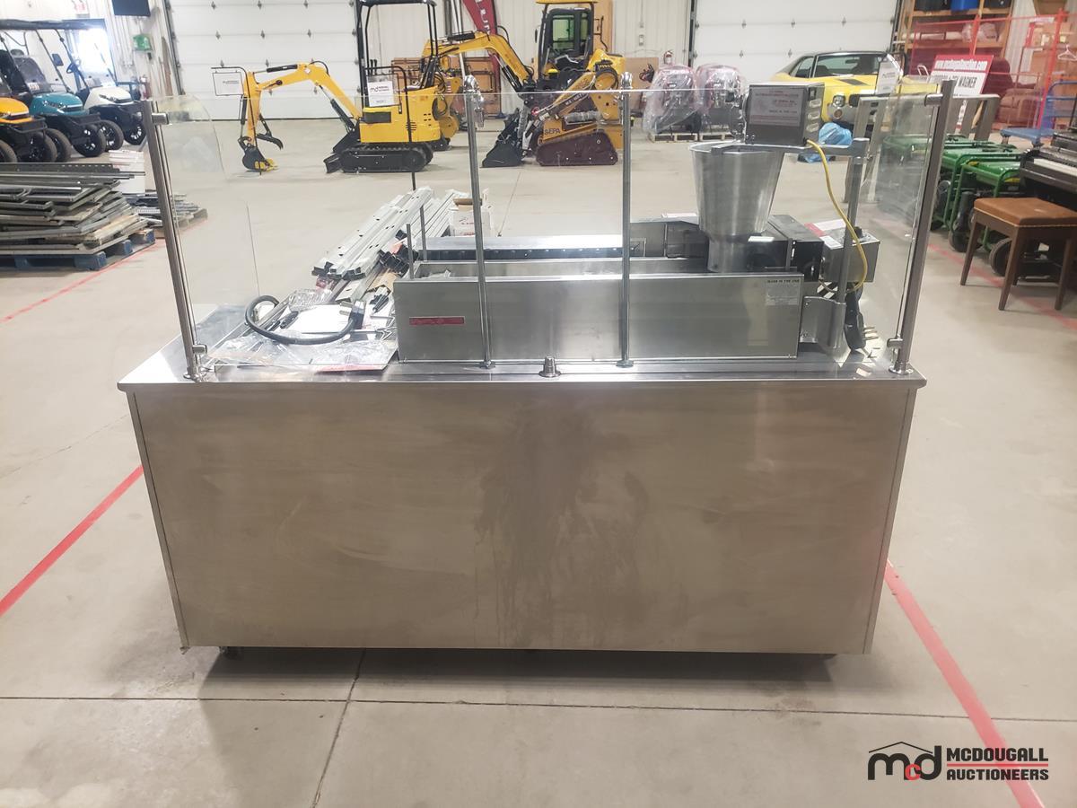 Lil Orbits 5S2400 Mini Donut Machine w/ Ventless Cart and Fire Suppression