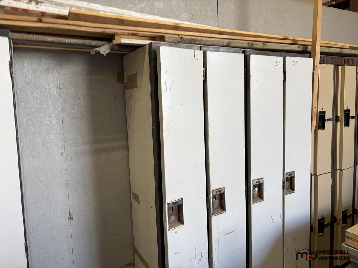 (9) Assorted Lockers