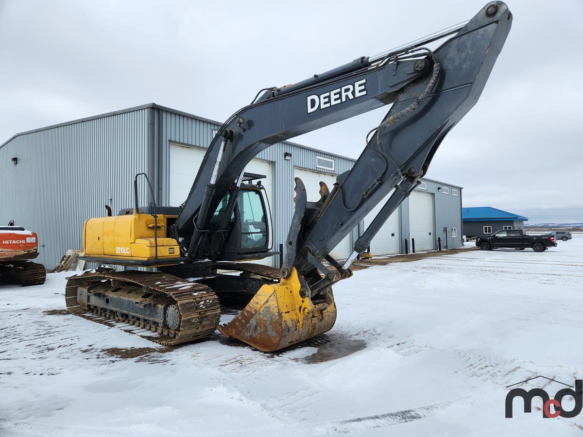 2007 John Deere 270D LC Hydraulic Excavator w/ Hydraulic Thumb