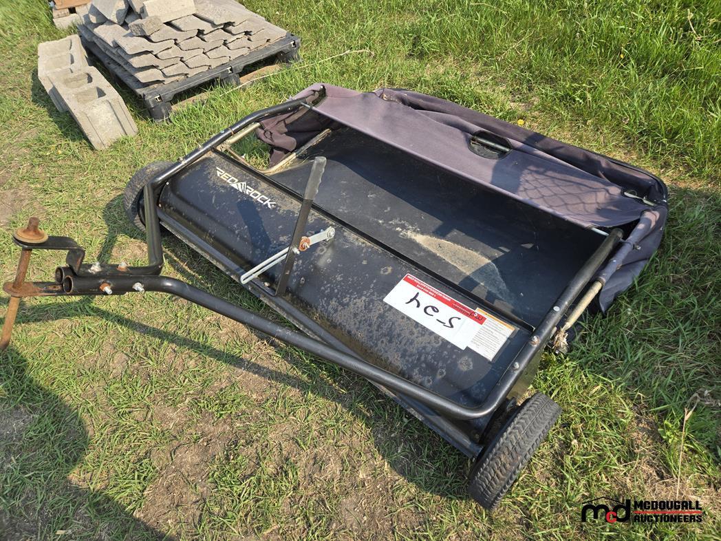 Red Rock Tow Behind Lawn Sweeper