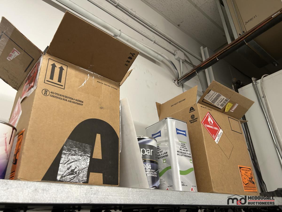 Paint Mixing Rack w/ Contents