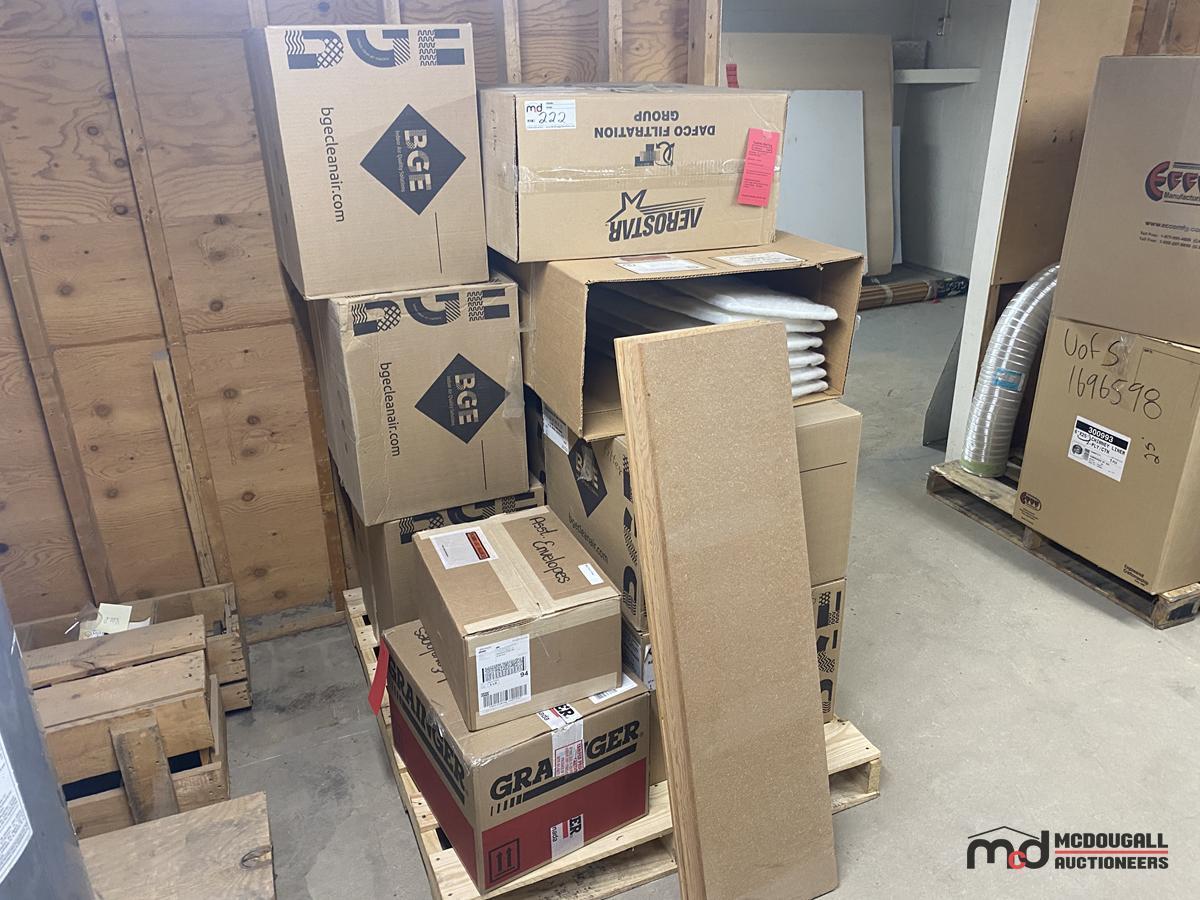 Pallet of Assorted Filters & Envelopes