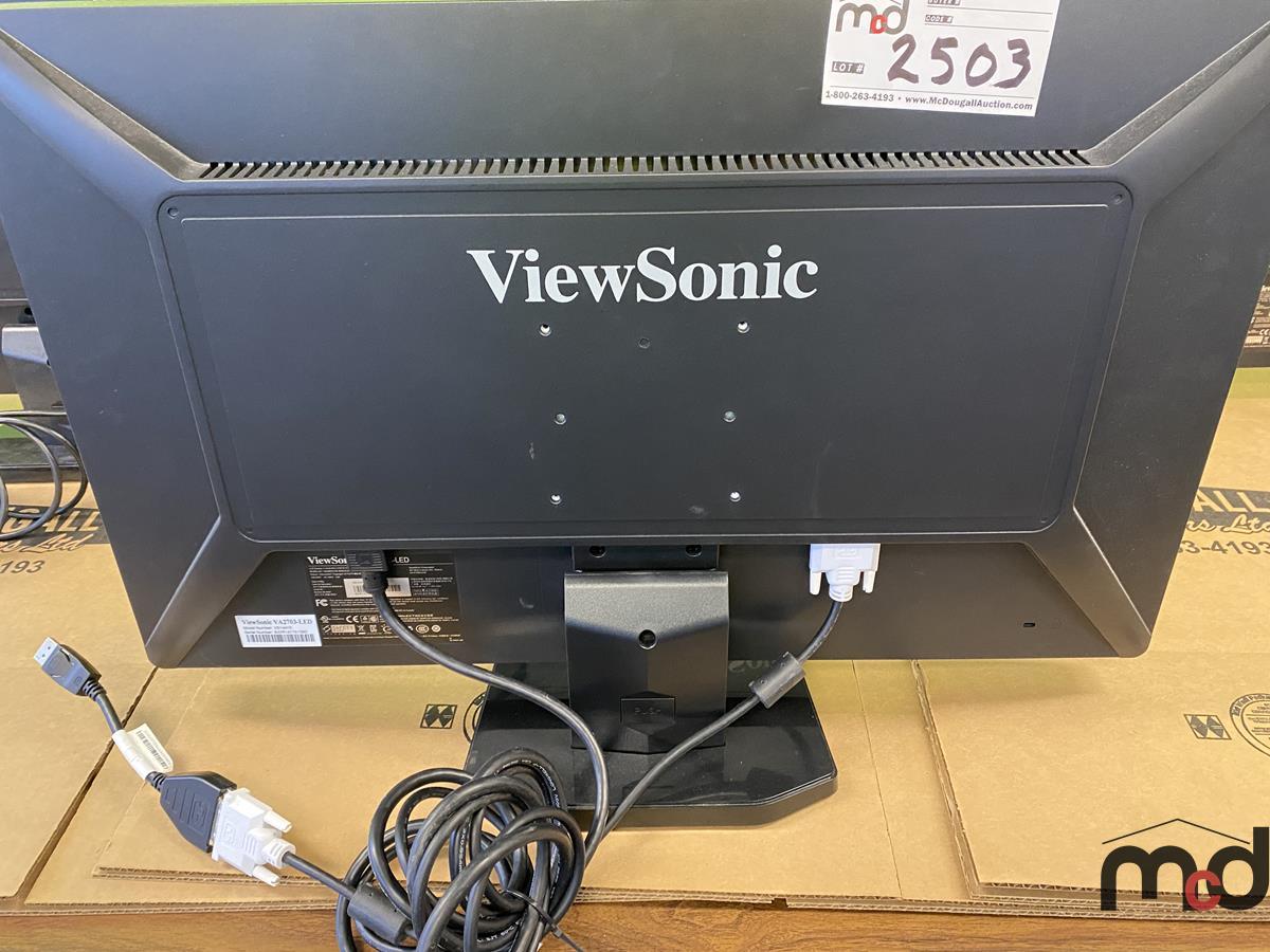 (4) ViewSonic Computer Monitors