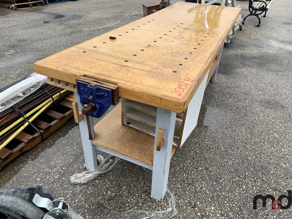 8' Workbench w/ Vice