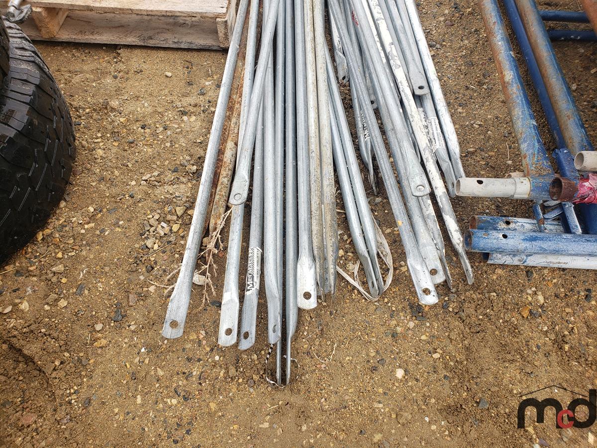 Scaffolding (Uprights, Cross Beam Supports and Pallet of Parts)