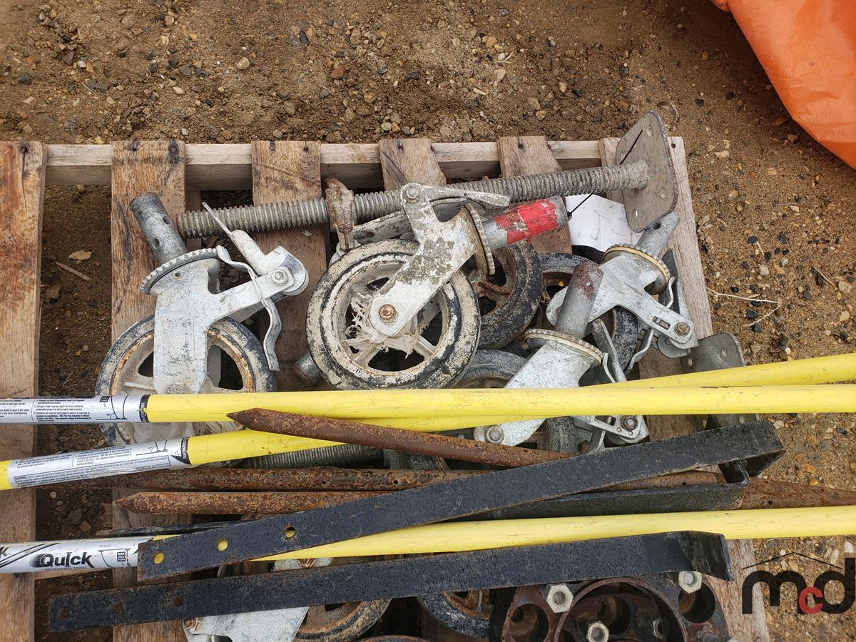 Scaffolding (Uprights, Cross Beam Supports and Pallet of Parts)