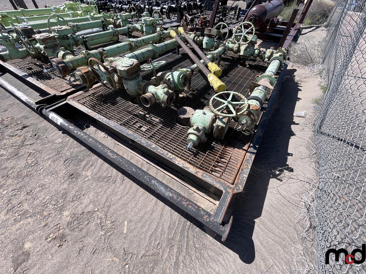 Skid Mounted 5-Valve Nace Junk Catcher