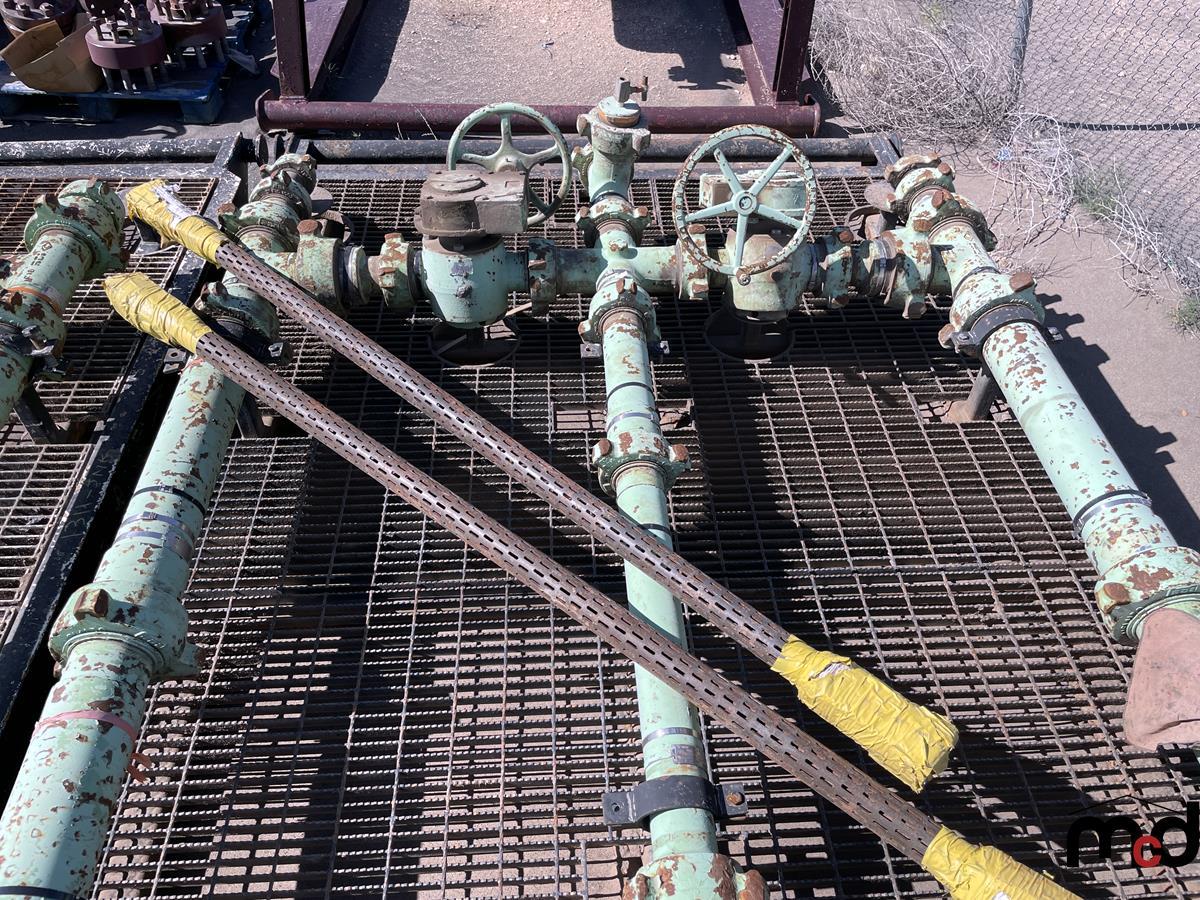 Skid Mounted 5-Valve Nace Junk Catcher