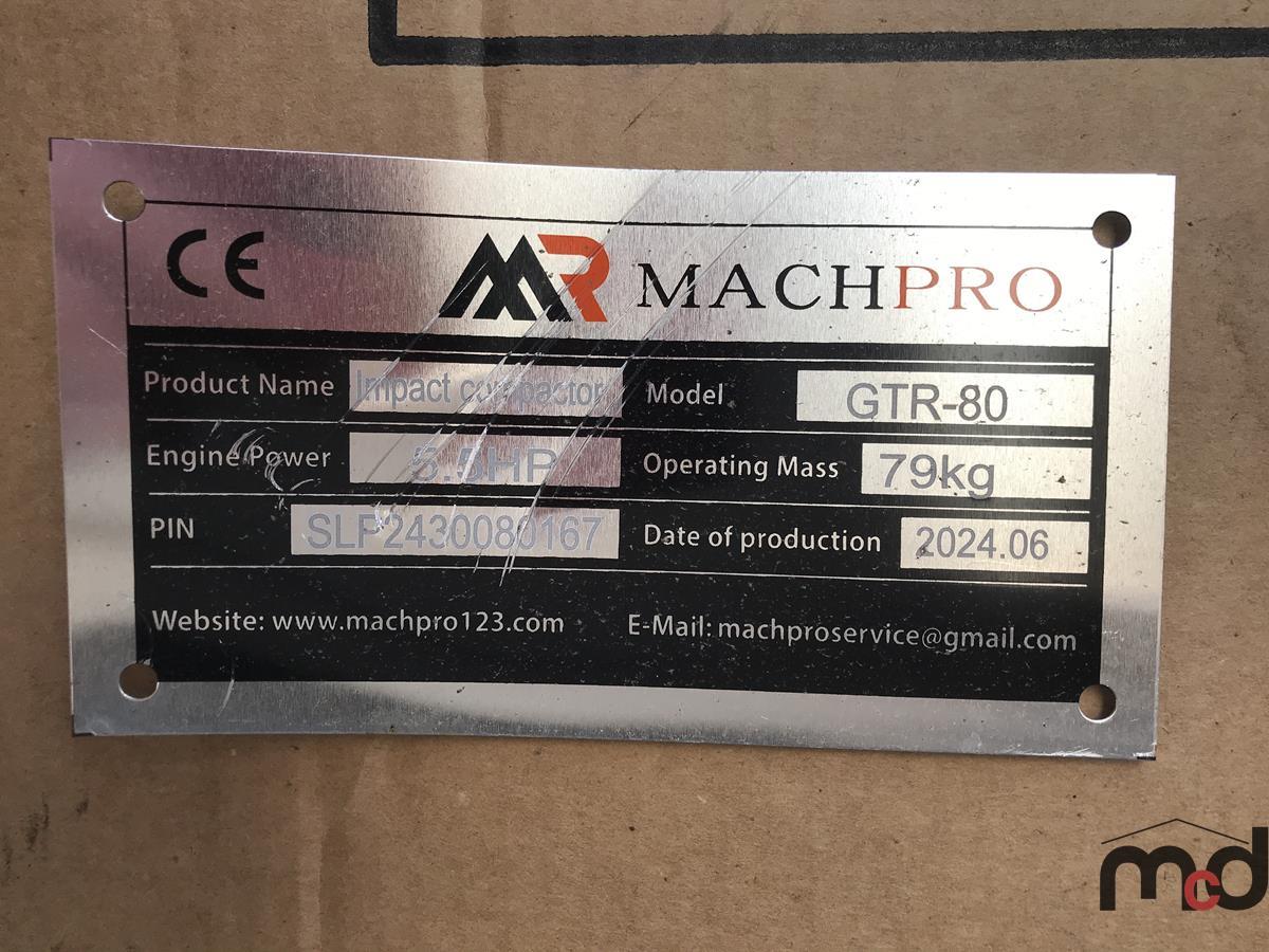 2024 MachPro GTR-80 Tamper Rammer Compactor