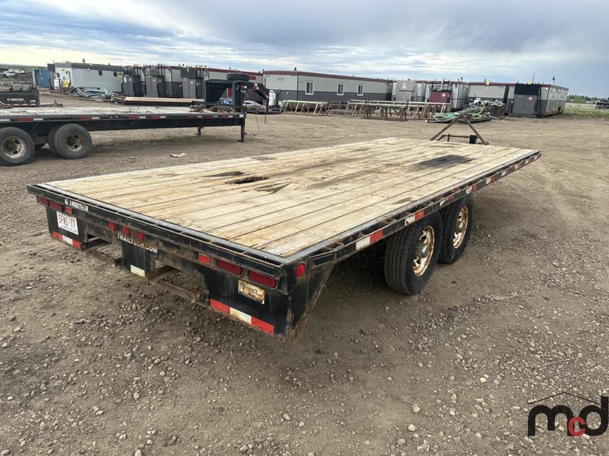 2013 Trailtech 20' T/A Flatbed Trailer