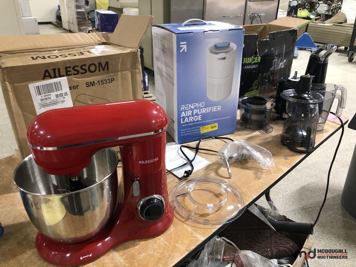 Aeitto Slow Juicer, Ailessom Stand Mixer and Air Purifier