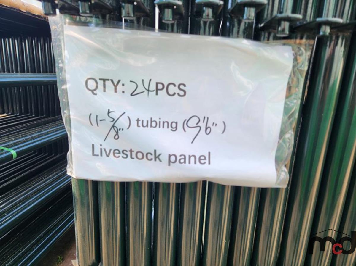 (24) 1 5/8" Tubing 9'6" Livestock Panels