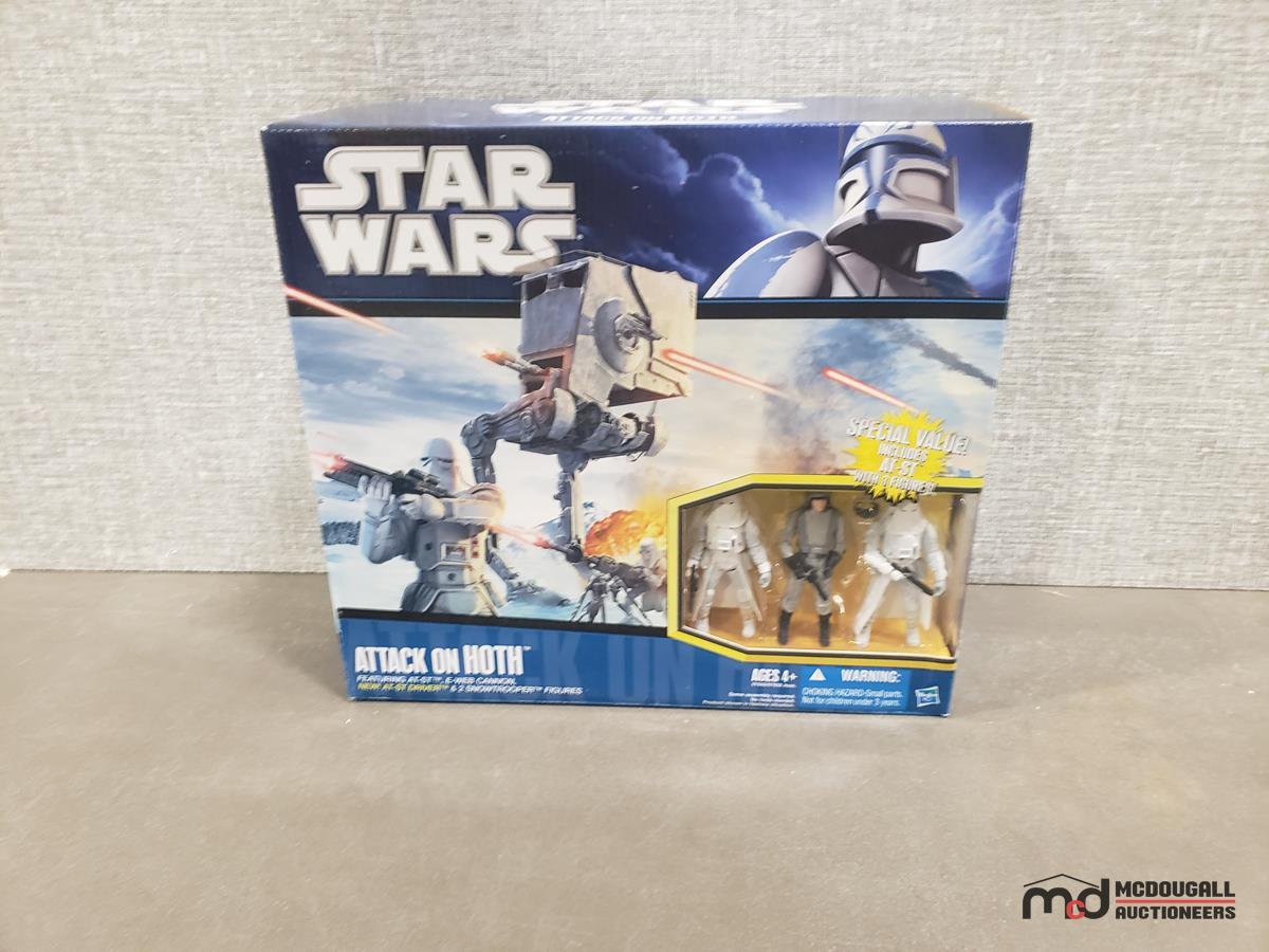 Star Wars Attack on Hoth Feat. AT-ST E-WEB Cannon