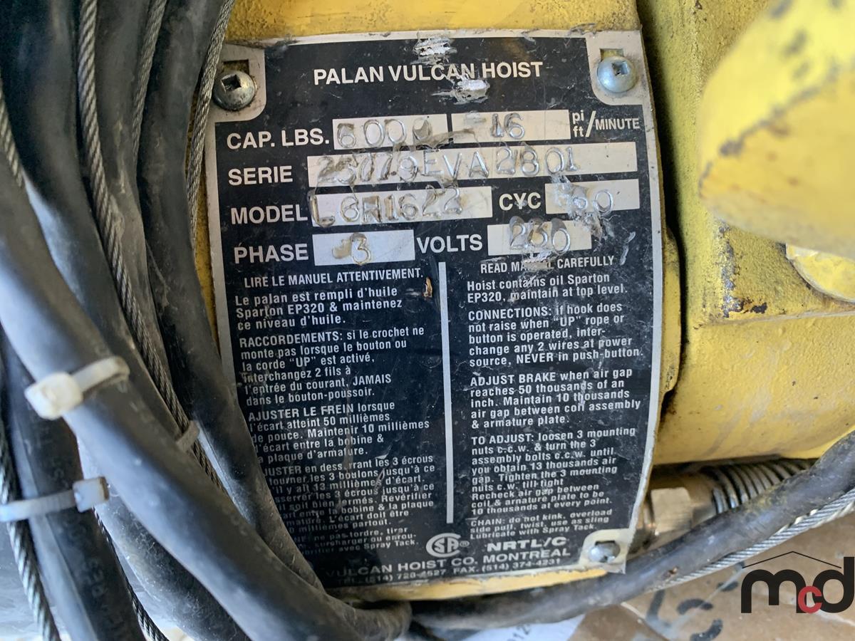Vulcan 3-Ton Chain Hoist