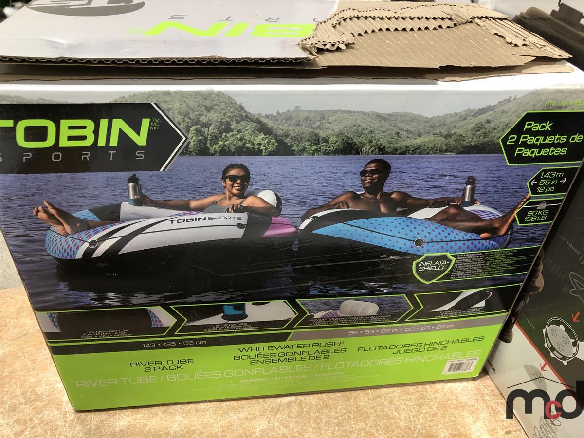 Dynatrap Mosquito Trap, 2-Pack Inflatable River Tubes, Curling Iron ...