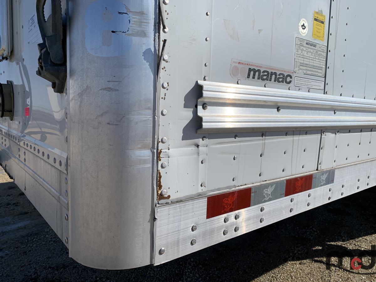 2016 Manac Dry Van T/A Semi Trailer