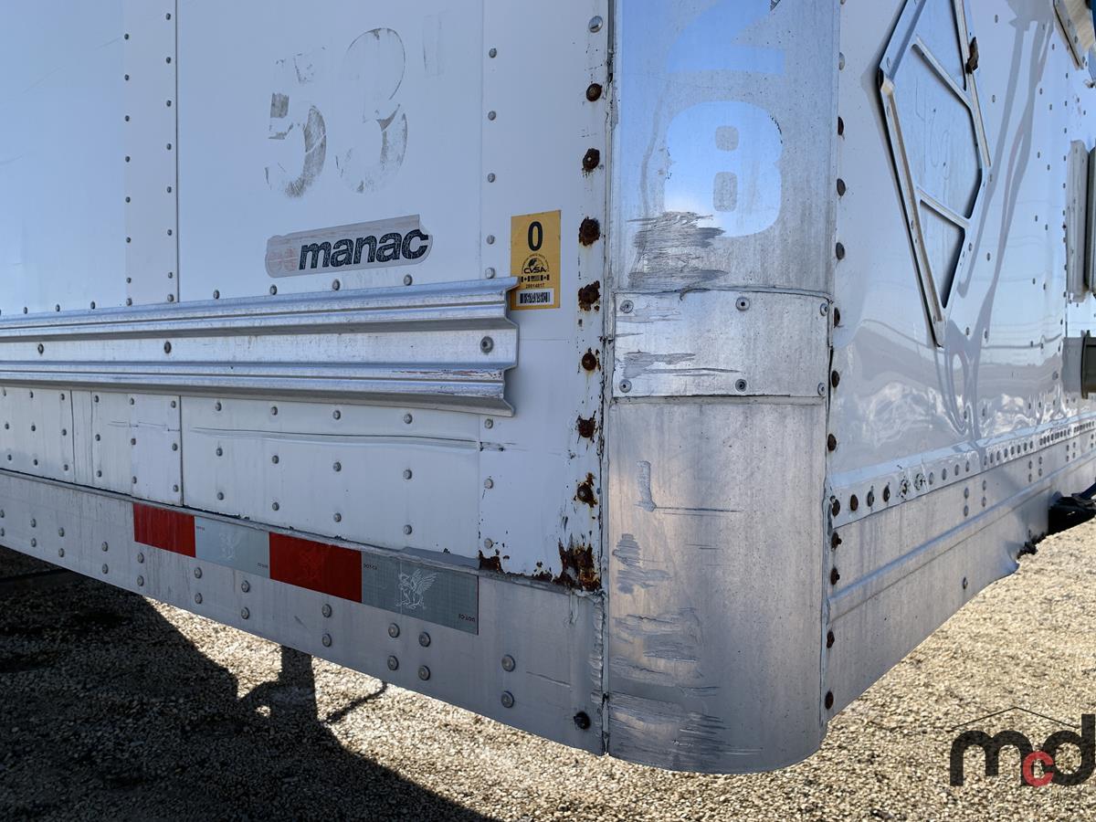 2016 Manac Dry Van T/A Semi Trailer