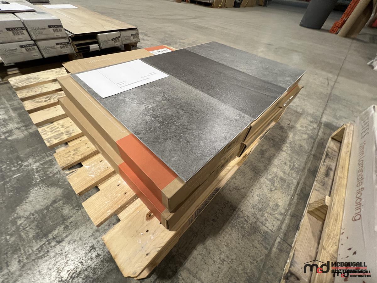 Pallet of Adura Rigid Meridian Carbon Floating SPC Flooring