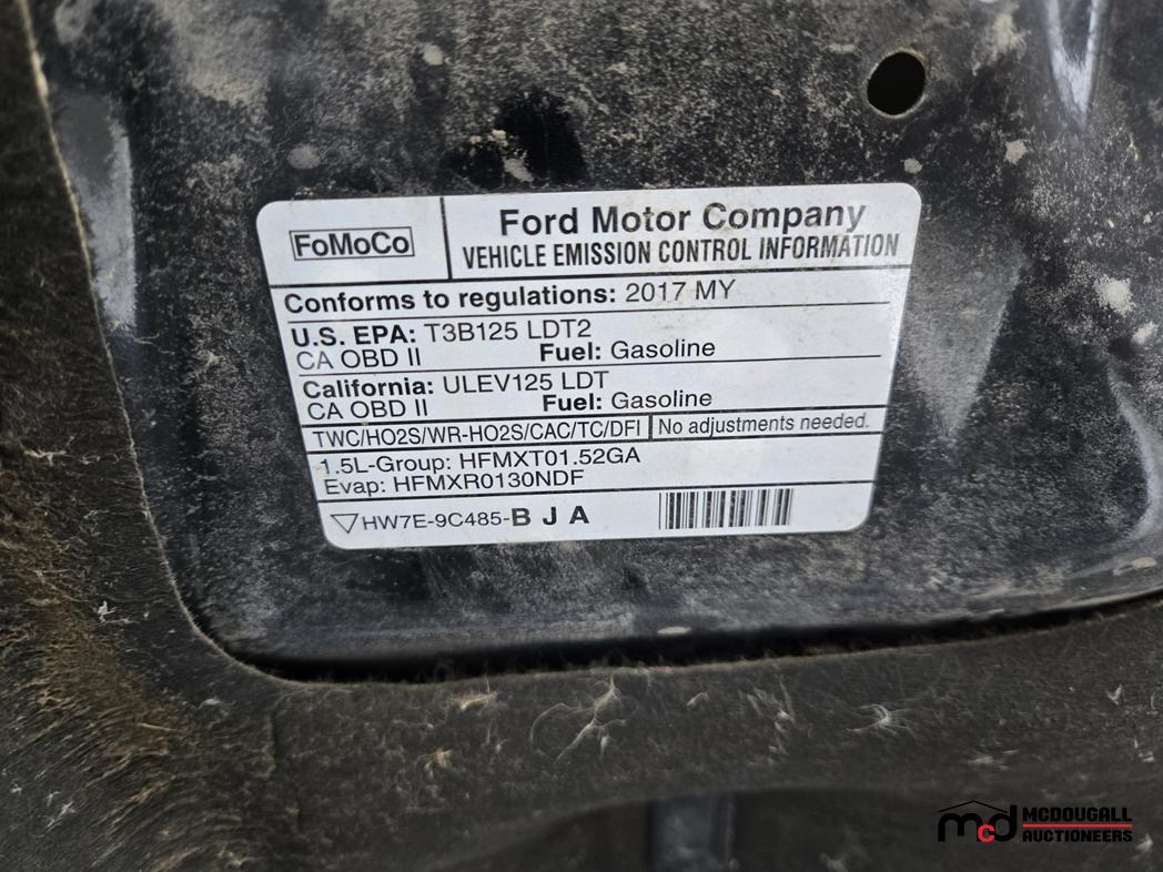 2017 Ford Escape SE 4WD SUV (Non-Runner)