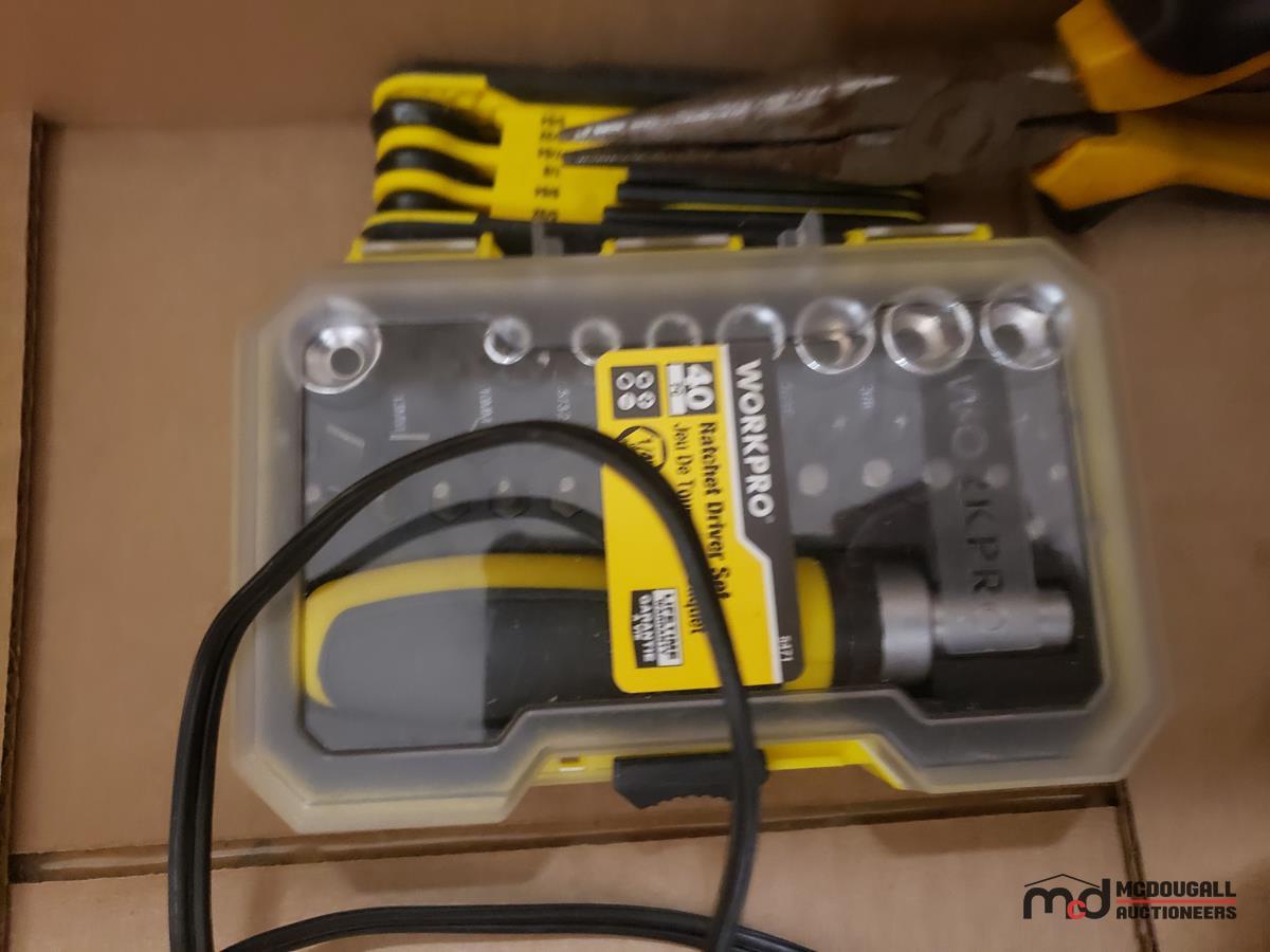 Box w/ Hoverboard, Bluetooth Speaker & Misc. Items