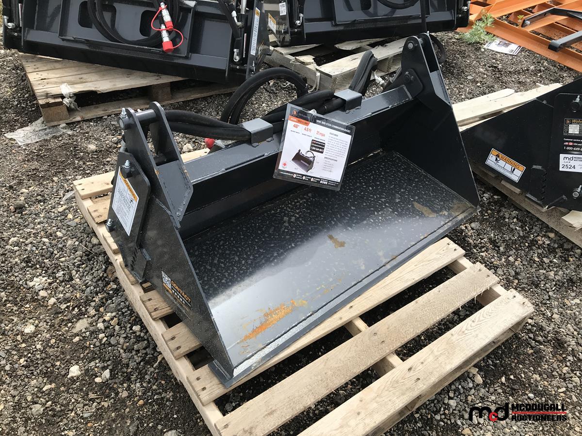 Wolverine 2025 MCB-11-48W 48'' Mini Combination Bucket