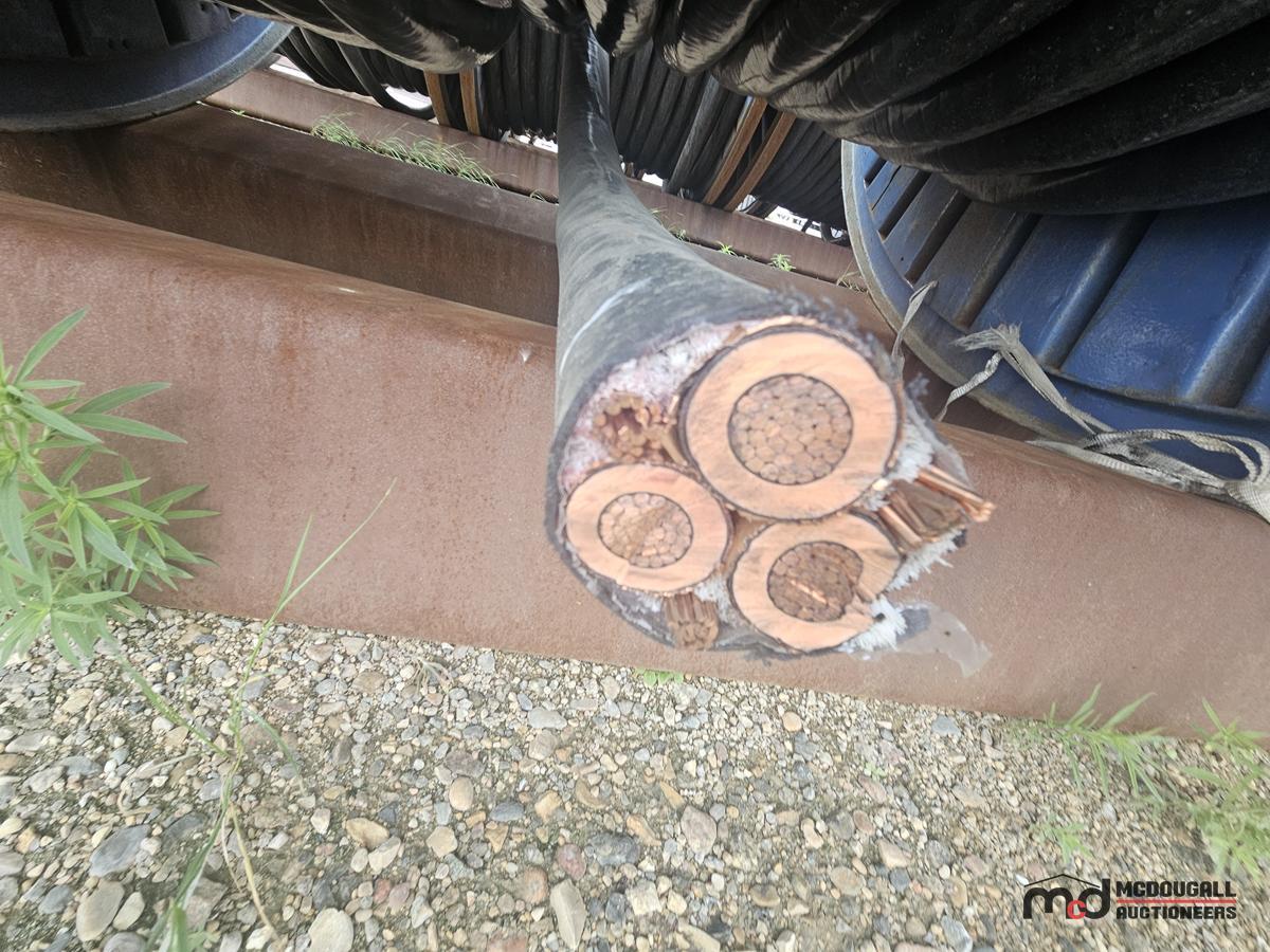 Large Reel of CABLE 25KV 500KCMIL COPPER COMPACT REDUCED 3/C