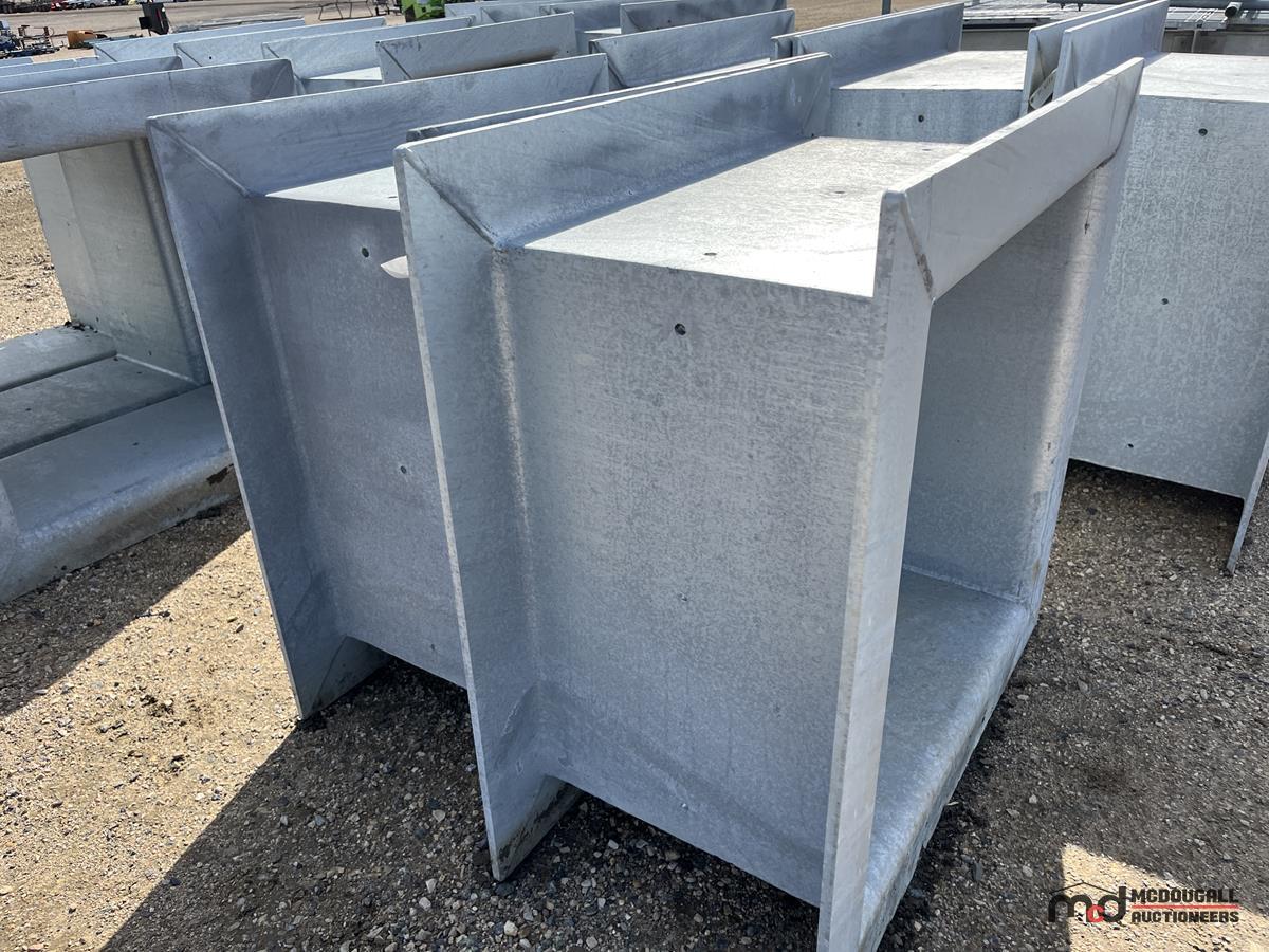 (3) (4' x 4' x 2') Steel Roof Curbs