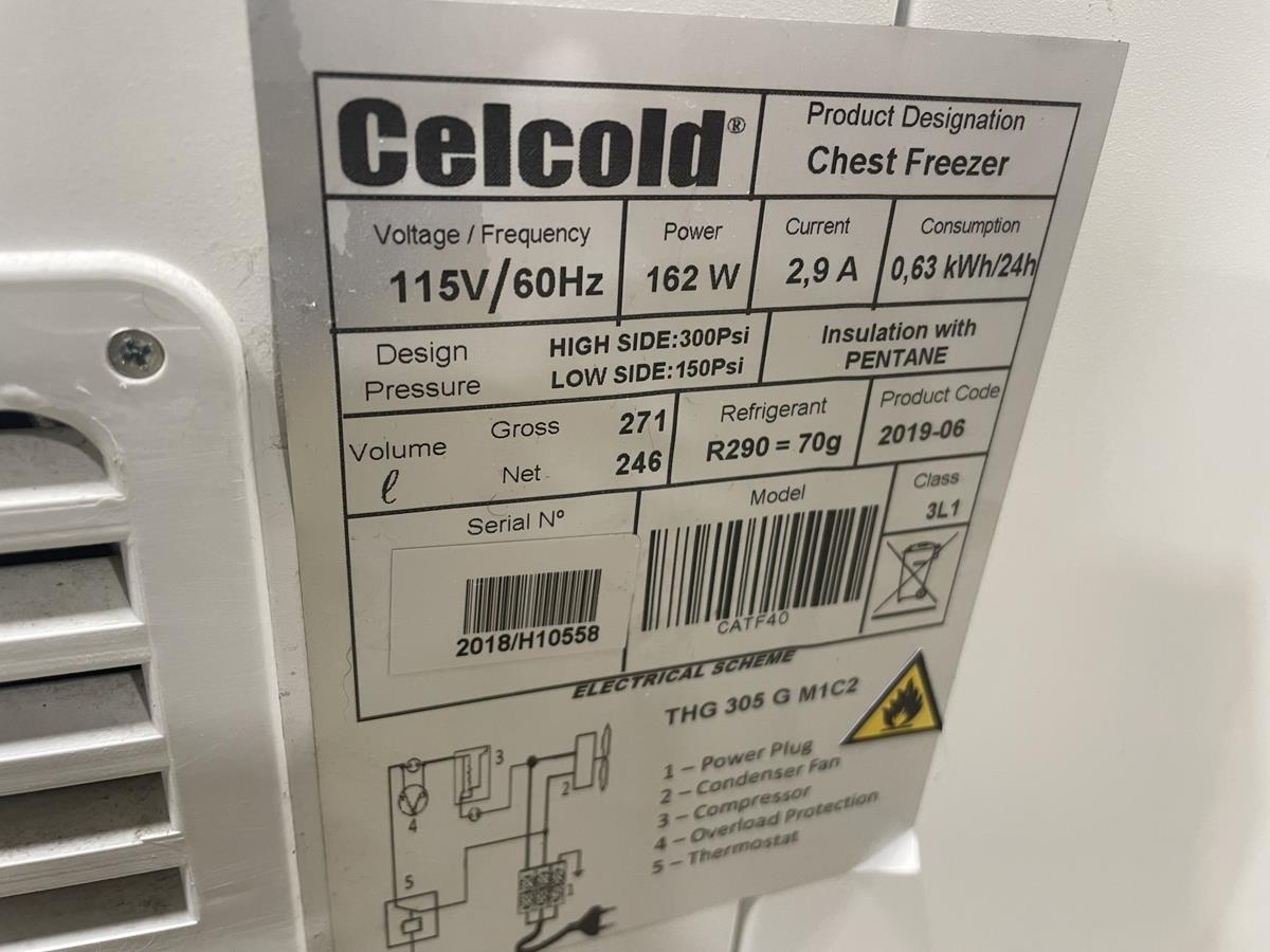Celcold Chest Freezer