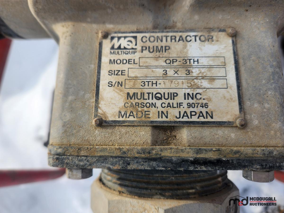 Pallet of (3) MQ Multiquip Contractor Pump
