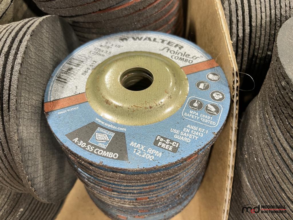 (2) Trays of Assorted Walter Cutting/Grinding Wheels