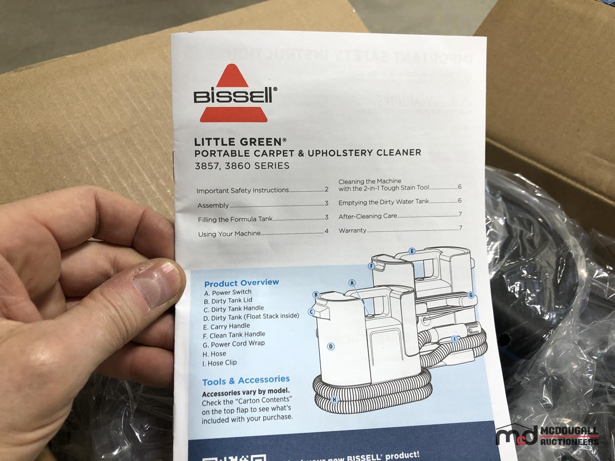 Hoover Carpet Cleaner, Bissell Portable Carpet Cleaner and Bissell Mini ...
