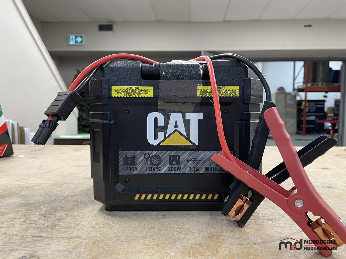 CAT 1,200A Battery Booster, (2) Remote Control Cars