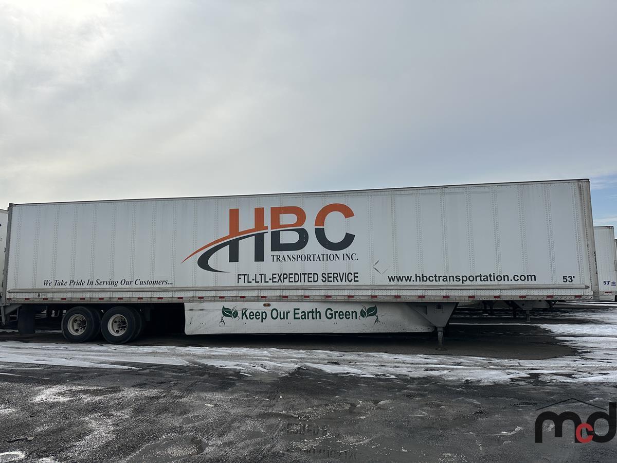 2019 Hyundai Translead 53' Dry Van Semi Trailer
