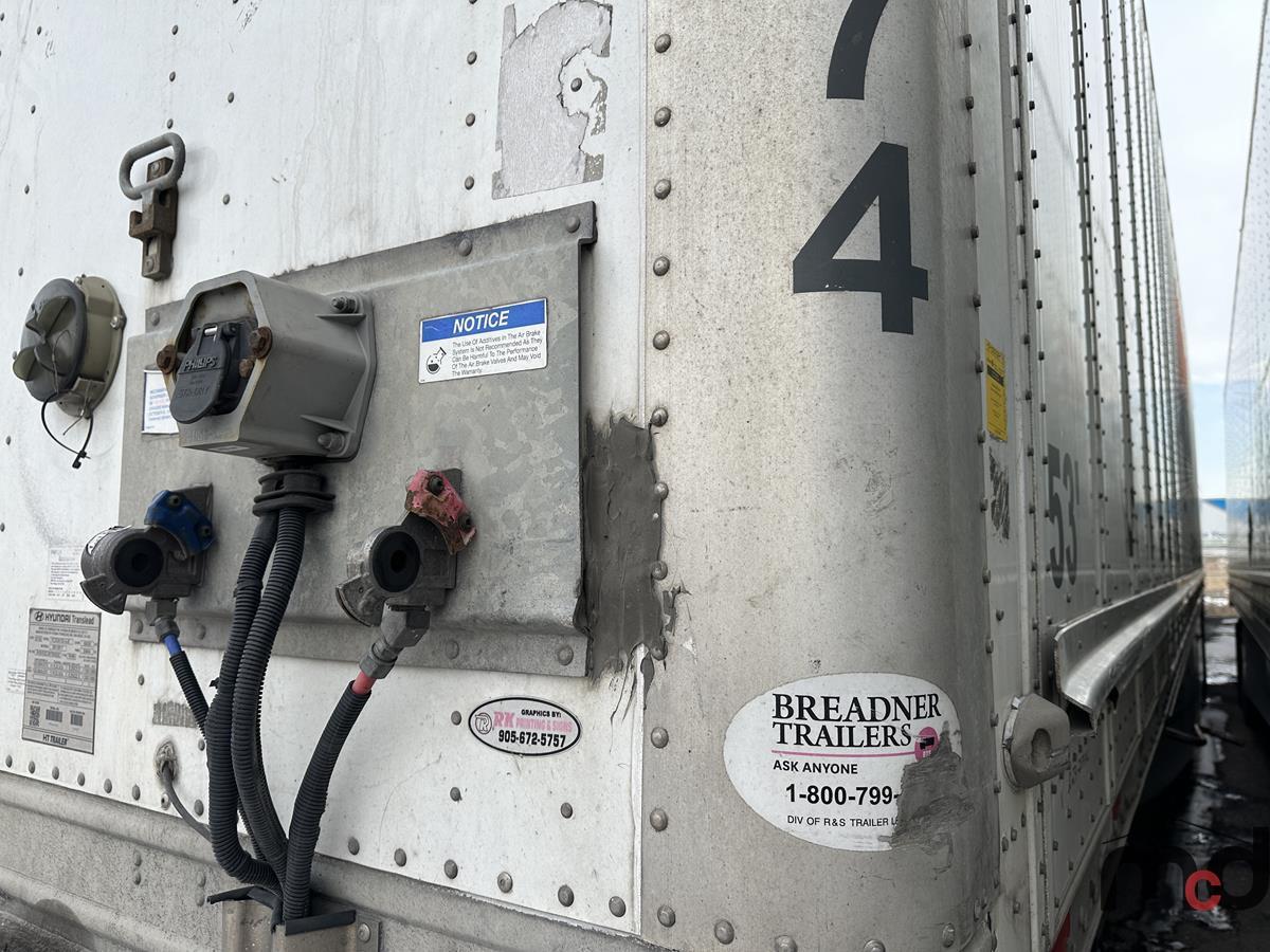 2019 Hyundai Translead 53' Dry Van Semi Trailer