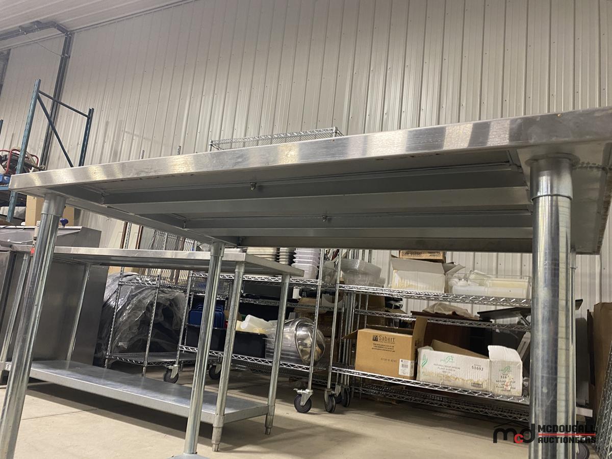 Stainless Steel Commercial Prep Table