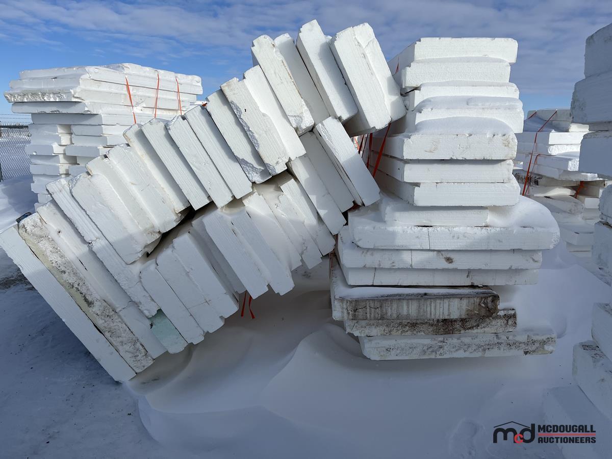 (2) Pallets of Styrofoam Insulation Panels