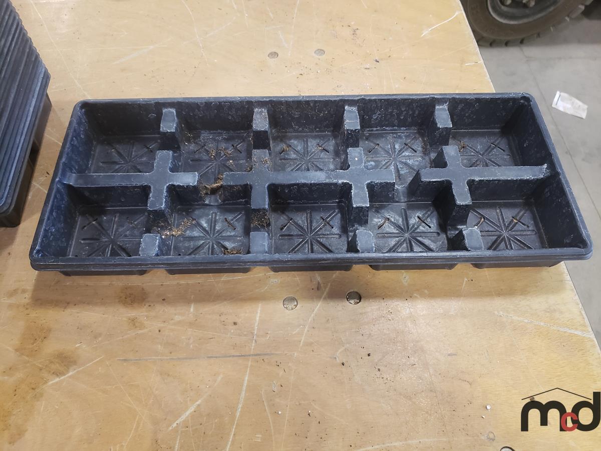 (Approx. 82) Stack of Plastic Ten Slot Plastic Eco Teku Seed Starter Trays
