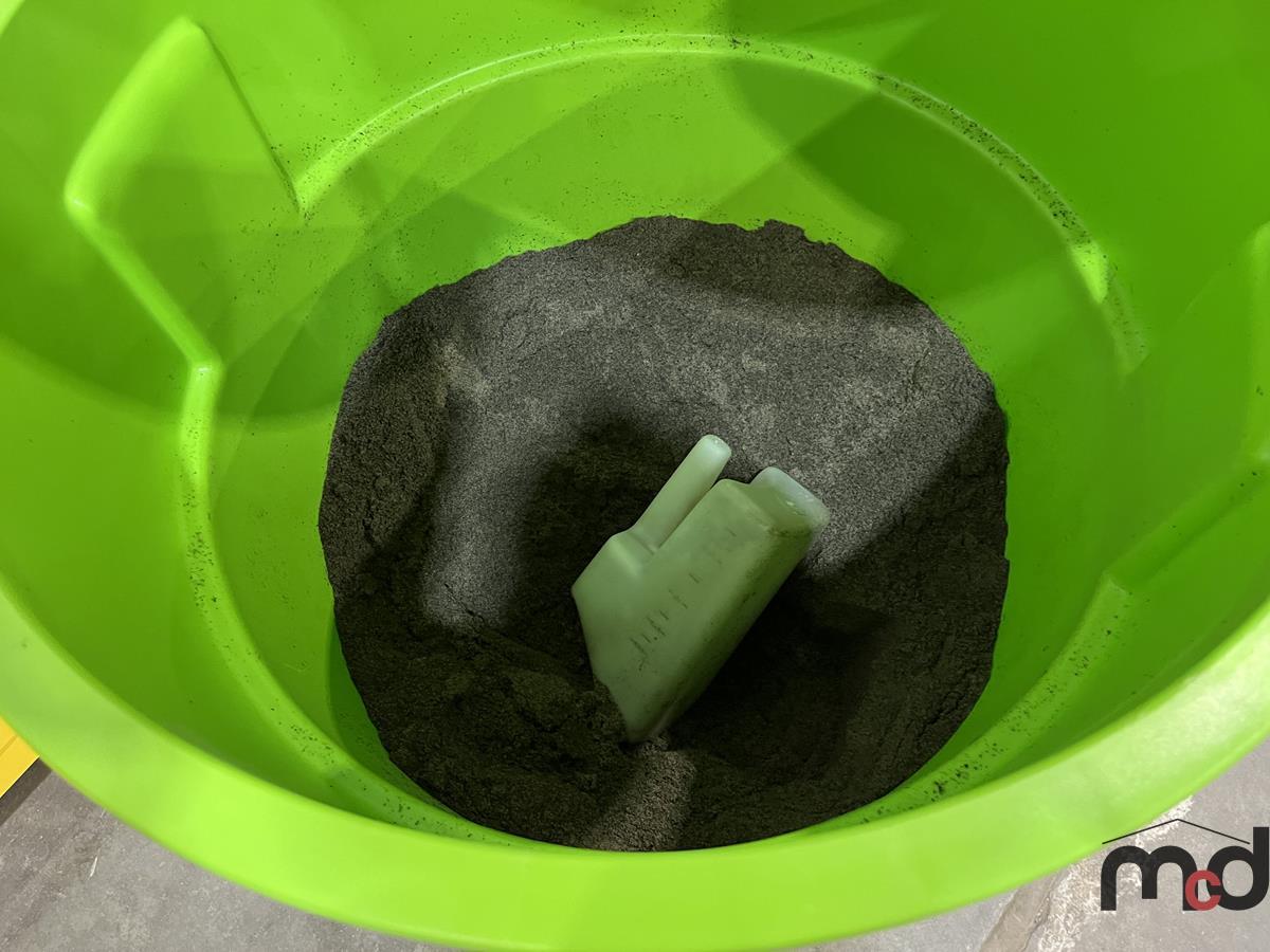 Uline 55-Gallon Bin w/ Contents