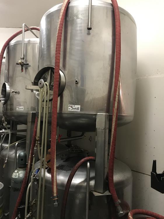(2) 10 HL Cold Room Vessels With Fitting - CIP - Top Unit Imploded ...