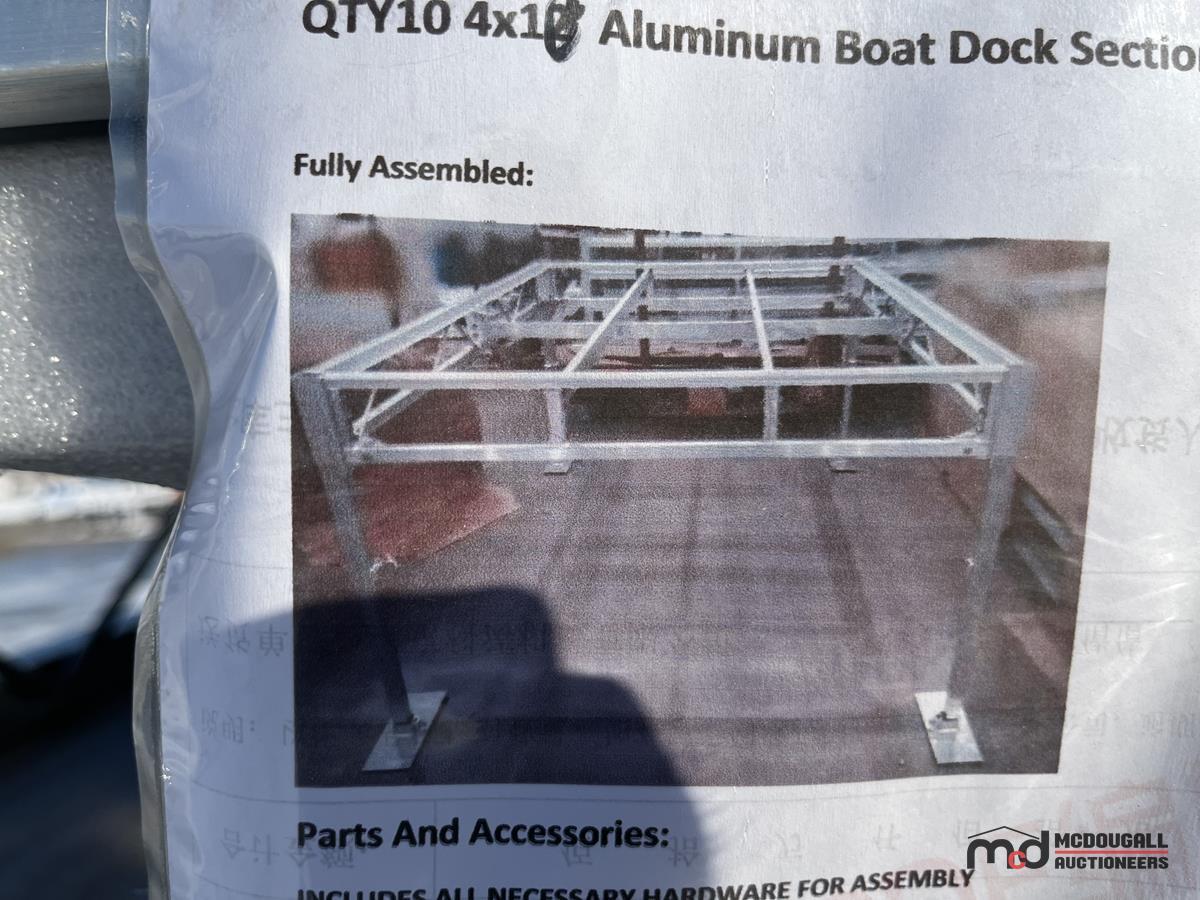 Boat Dock w/ Aluminum Legs